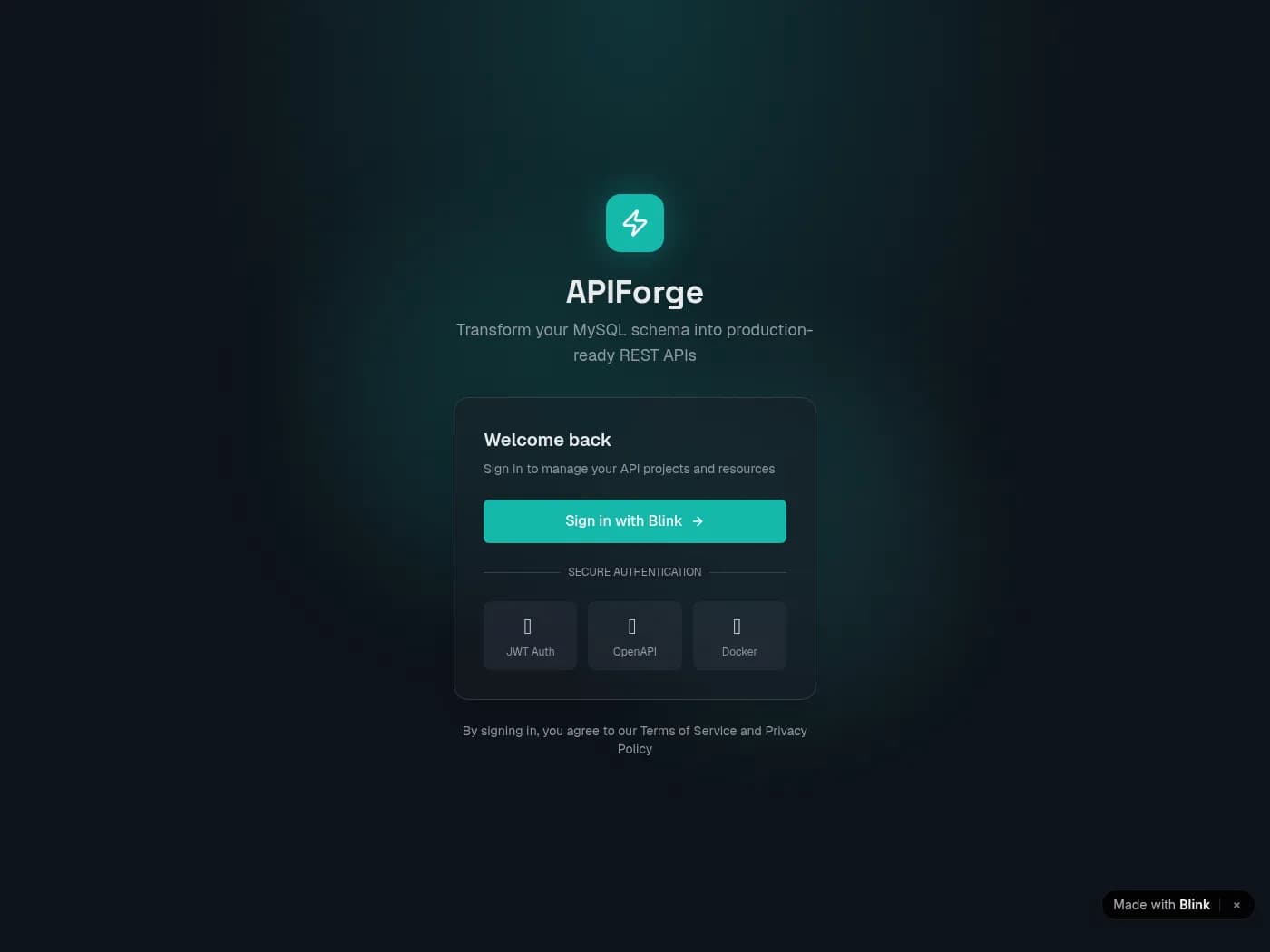 APIForge Platform