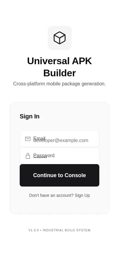Universal APK Builder