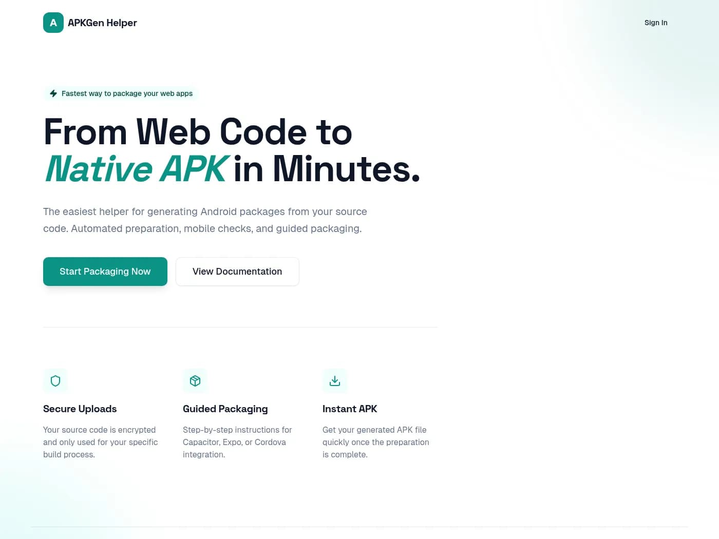 APK Generation Helper