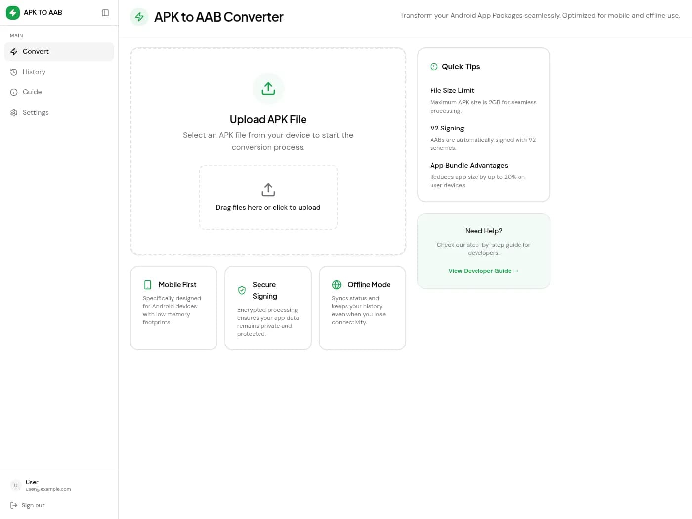 APK to AAB Converter