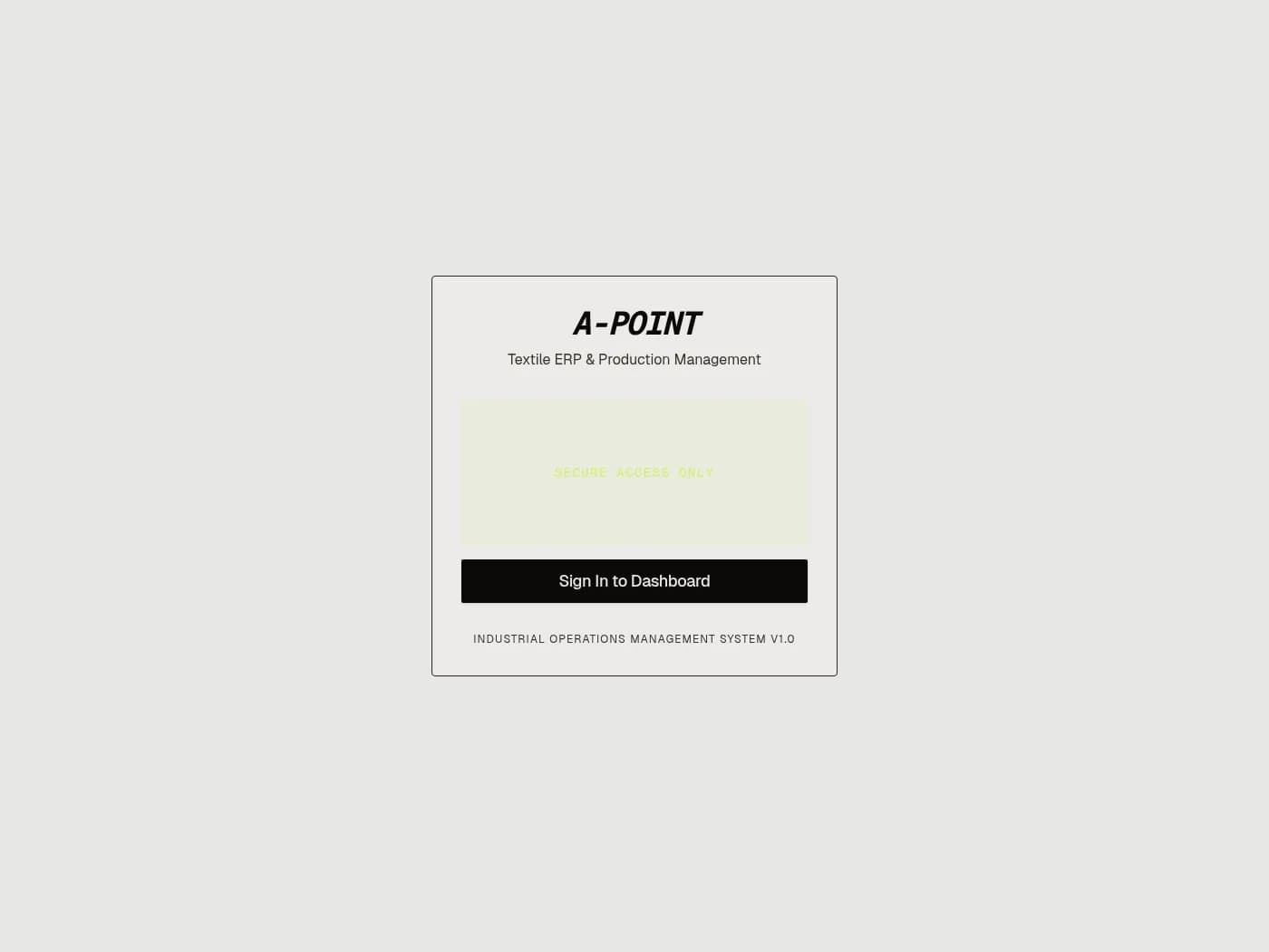 A-Point Textile Clone
