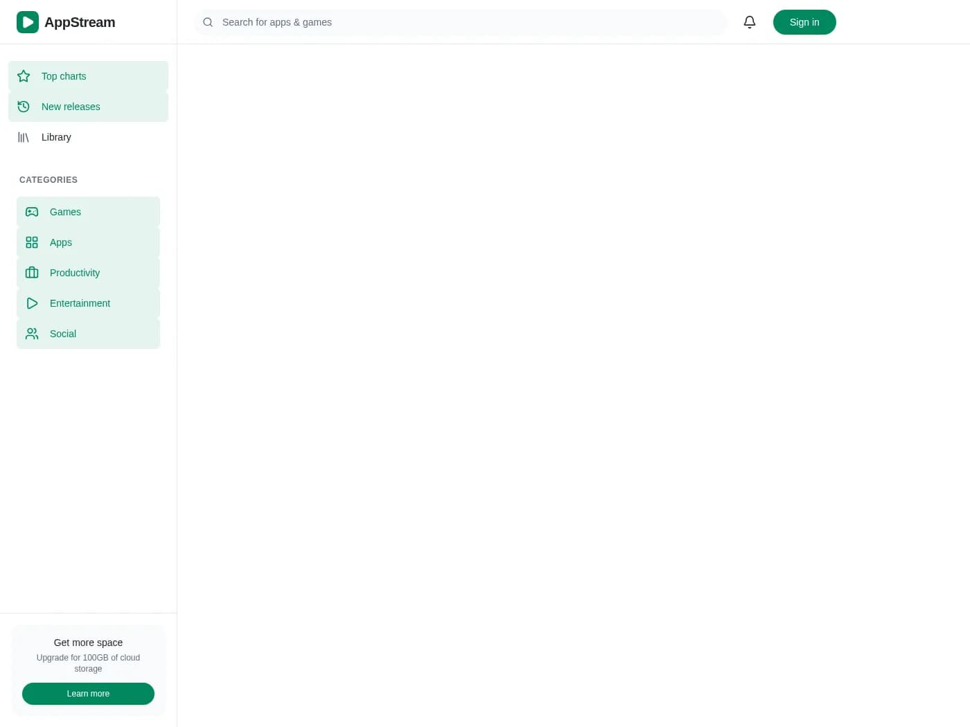 AppStream Hub