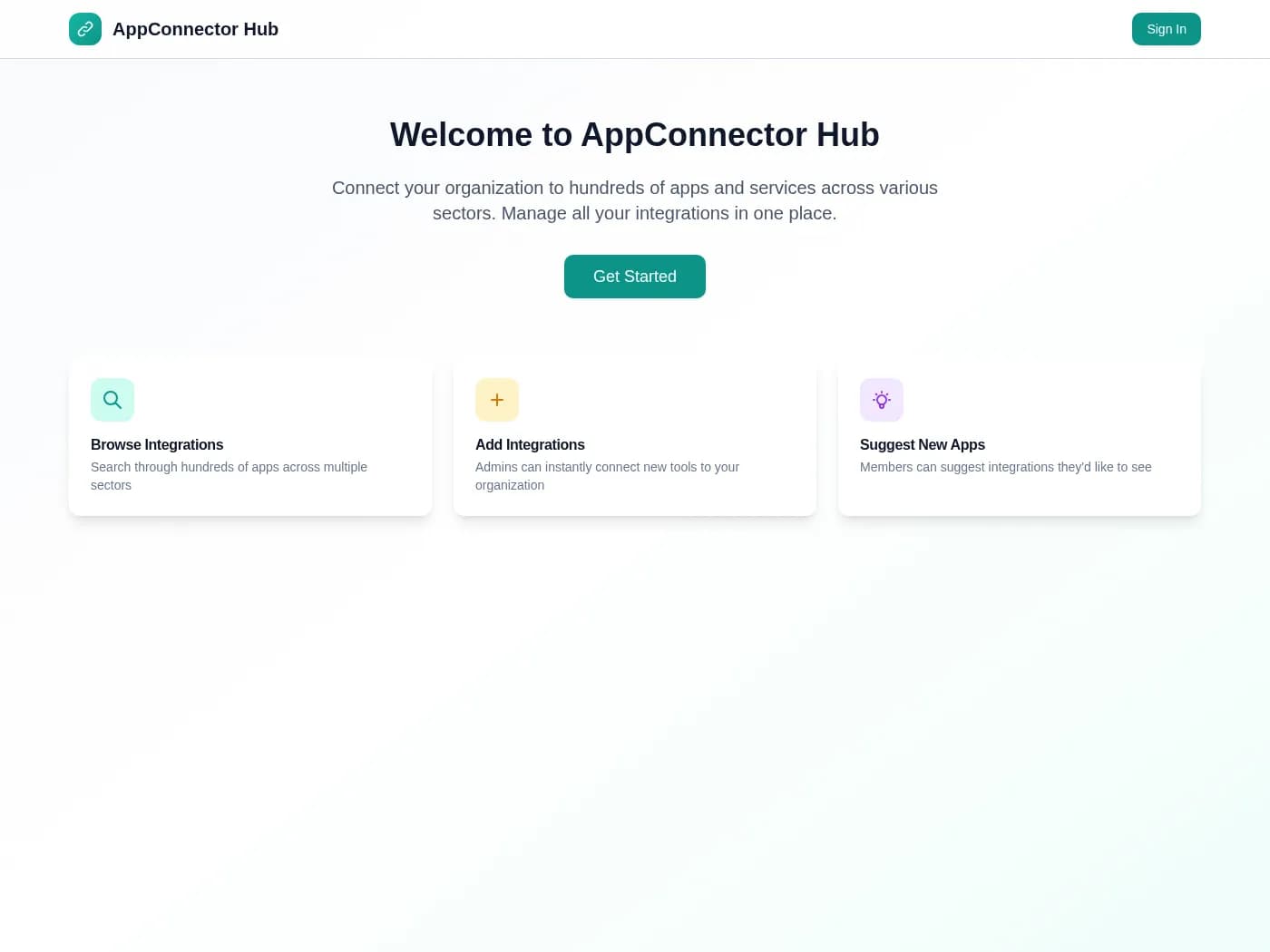 AppConnector Hub