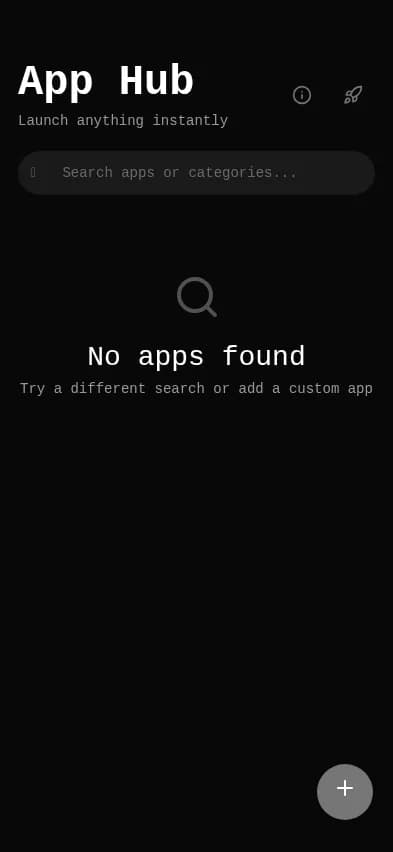 App Launcher Hub