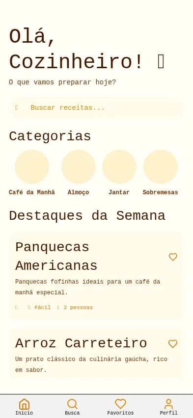 Receitas em Minutos
