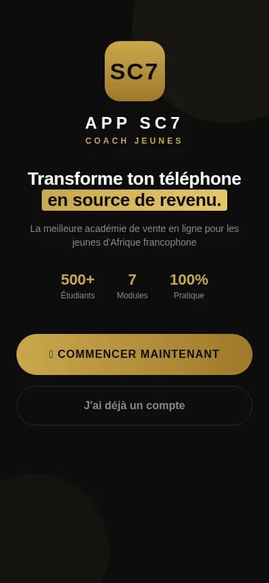 APP SC7 Coach Jeunes