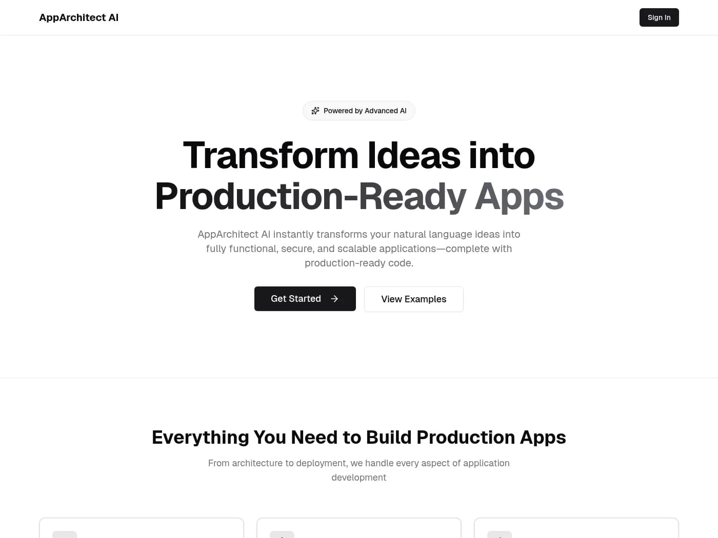 AppArchitect AI