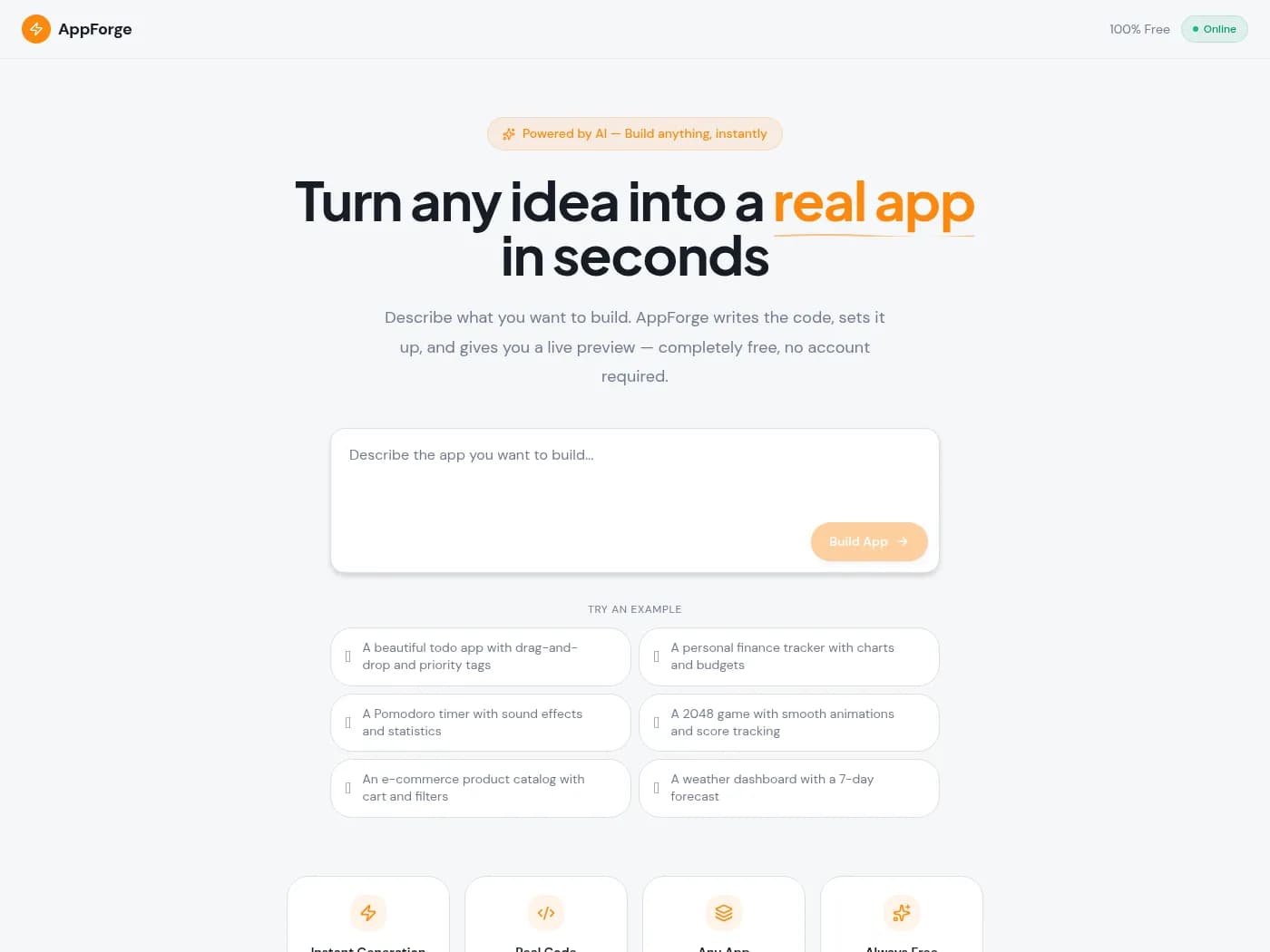 AppForge Creator