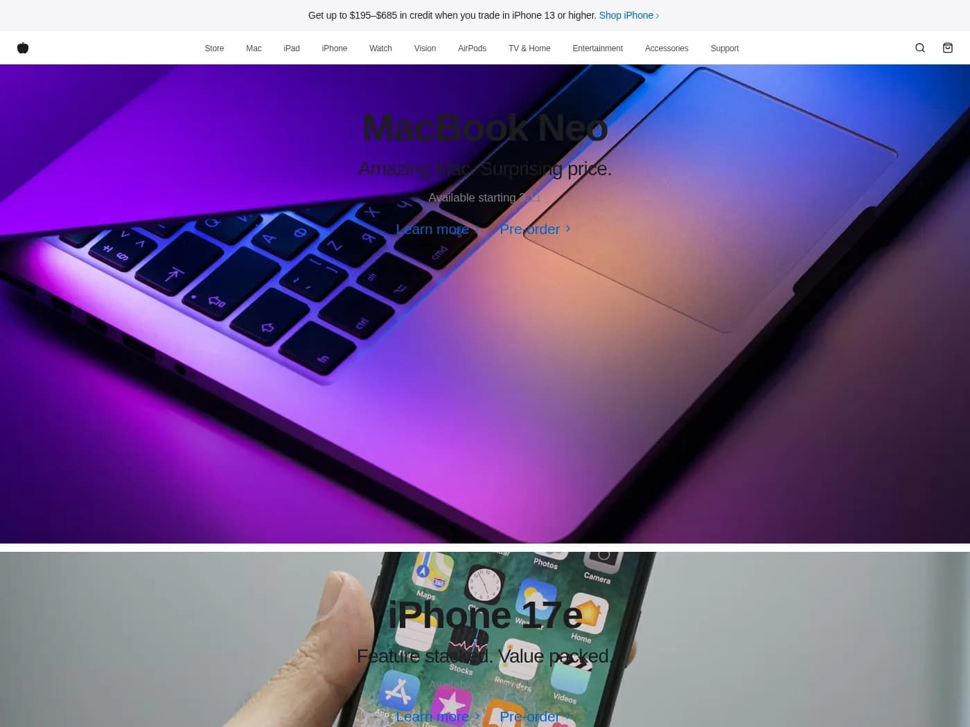 Apple.com Clone