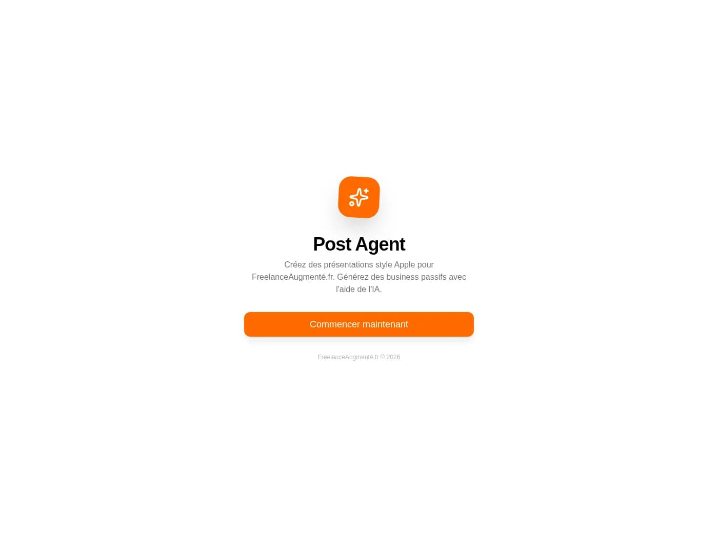 FreelanceAugmenté Post Agent