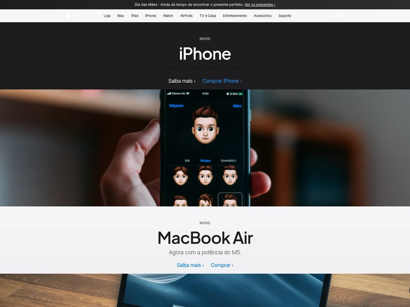 Apple Style Landing