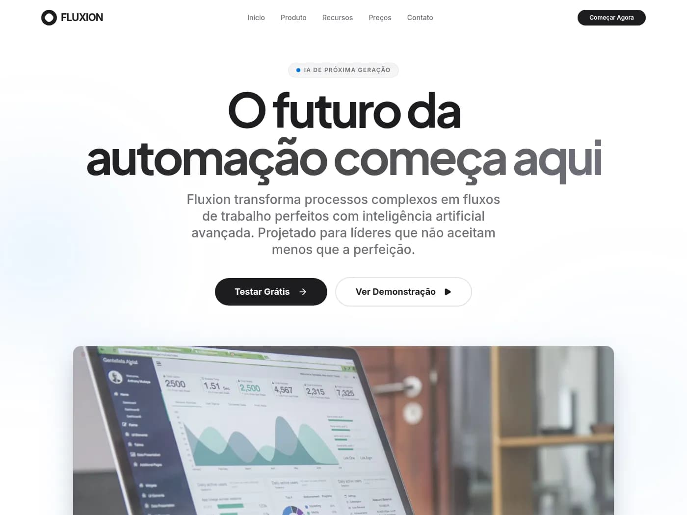 Apple-Style SaaS Landing