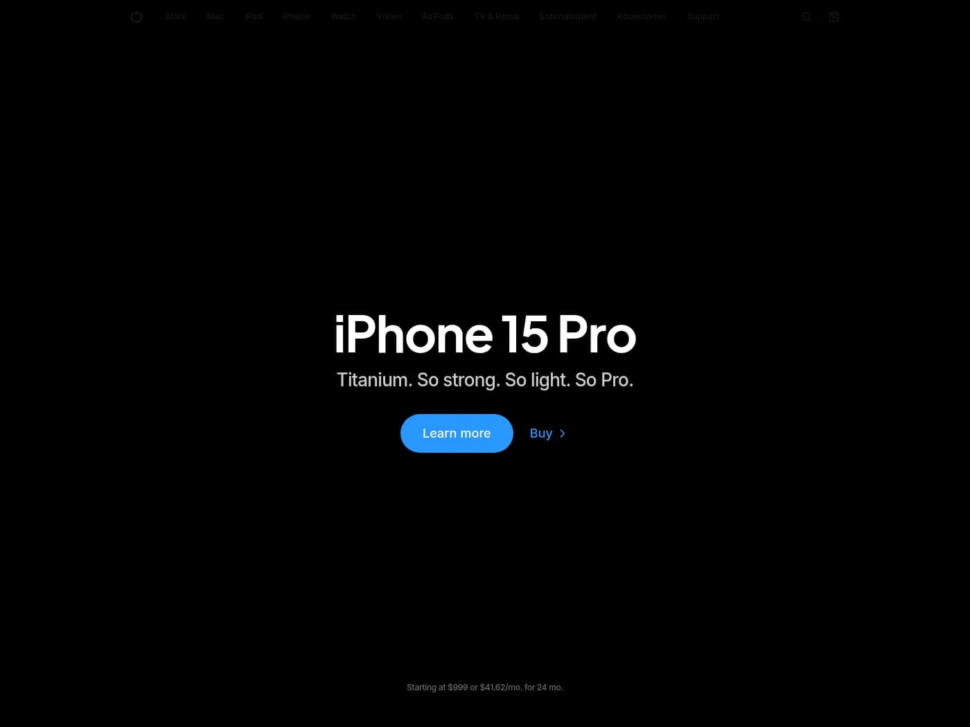 Animated Apple-Style Site