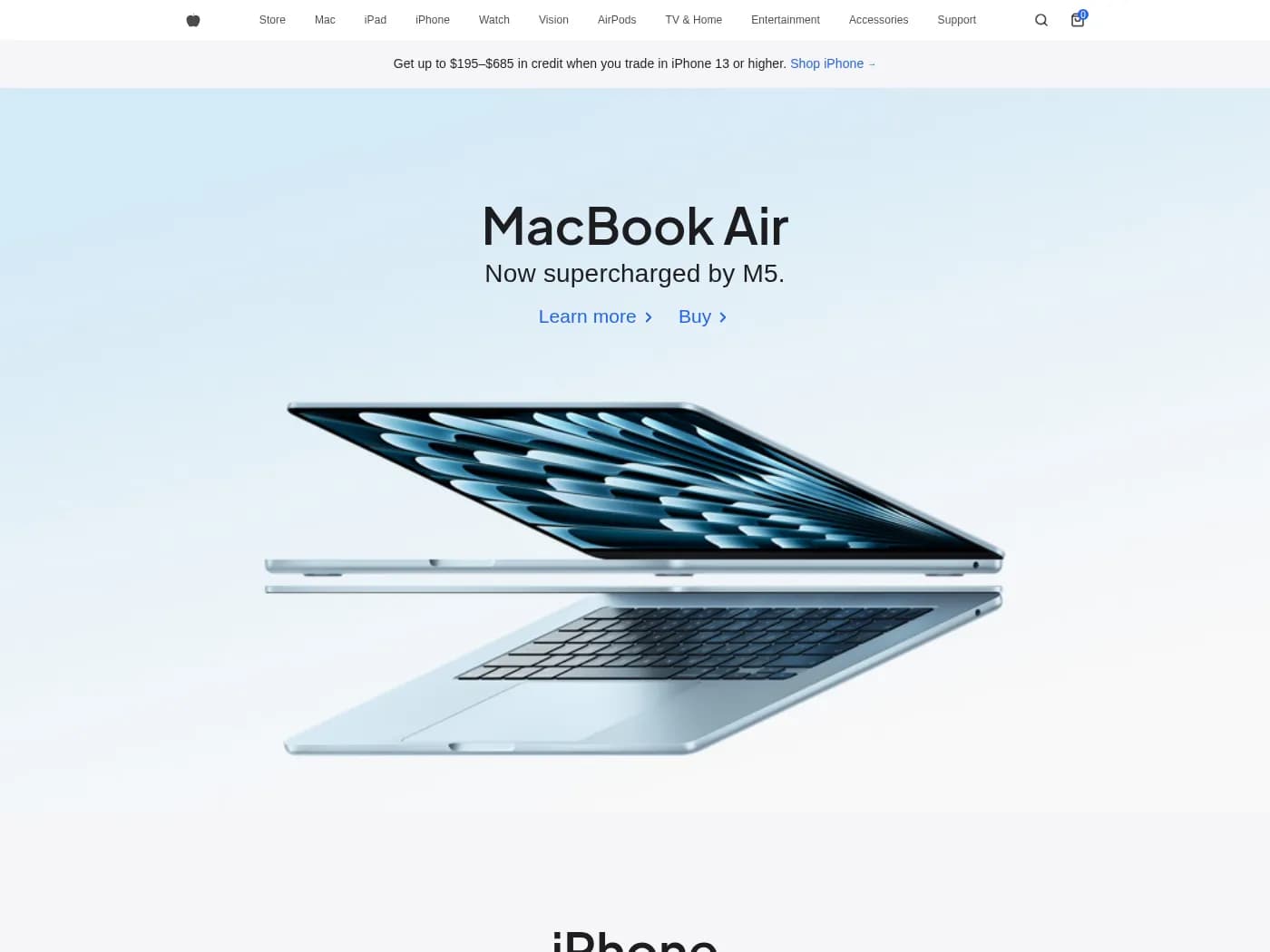 Apple Website Clone