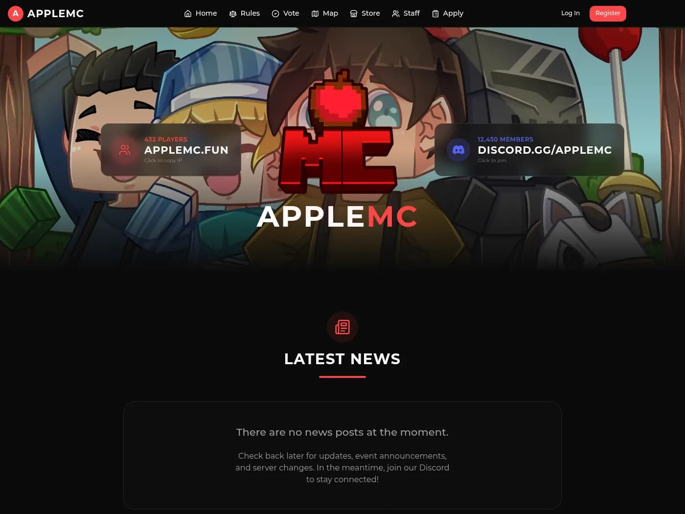AppleMC Server Hub