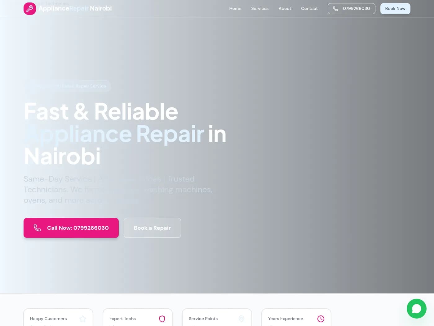 Appliance Repair Nairobi Web