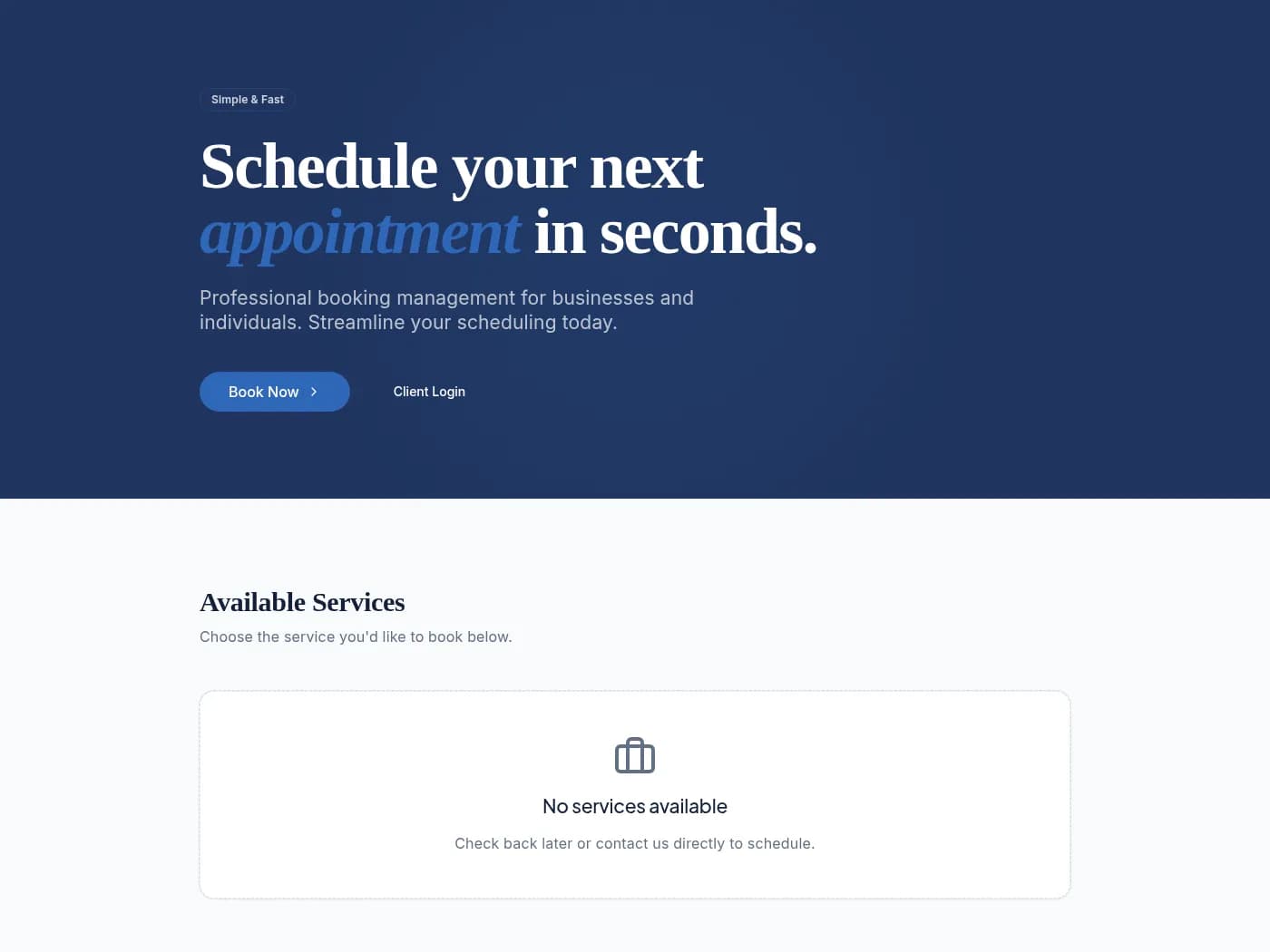 QuickBook Scheduler