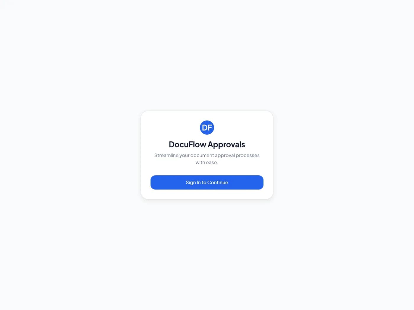 DocuFlow Approvals