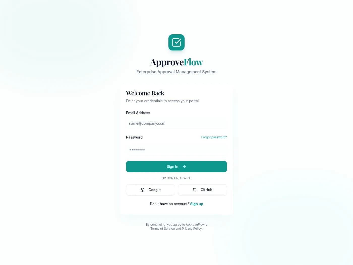 ApproveFlow System