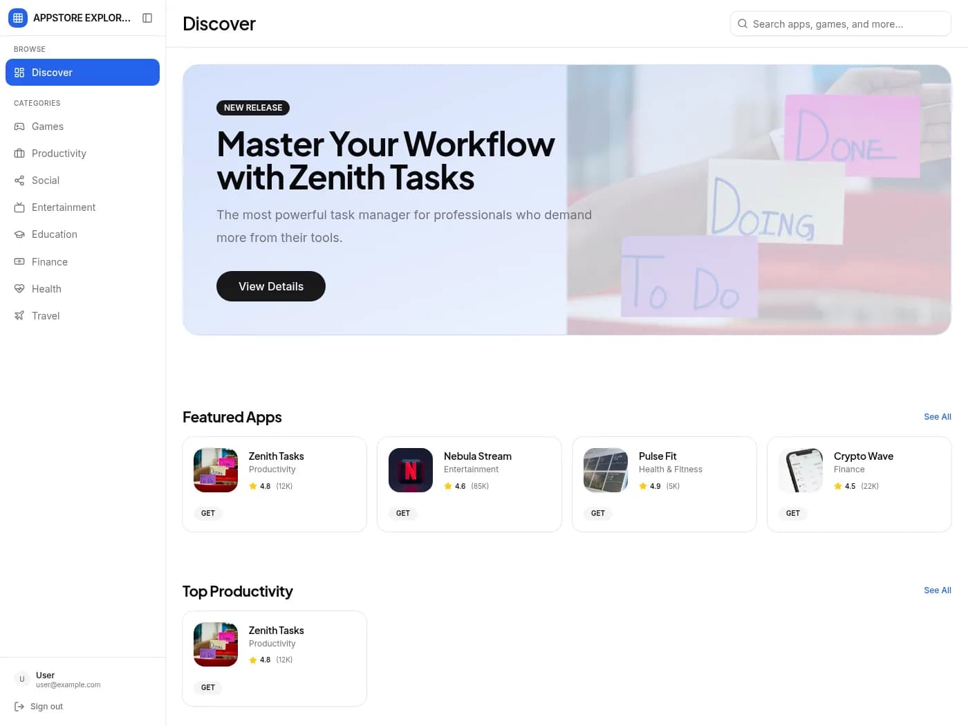 AppStore Explorer