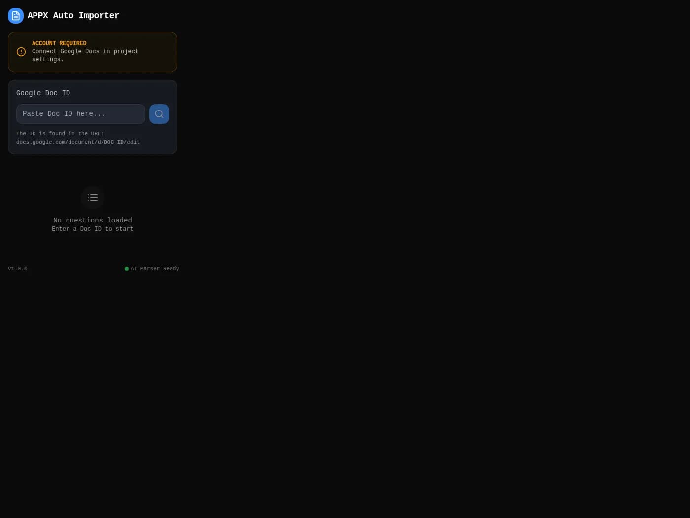 APPX Auto Importer AI