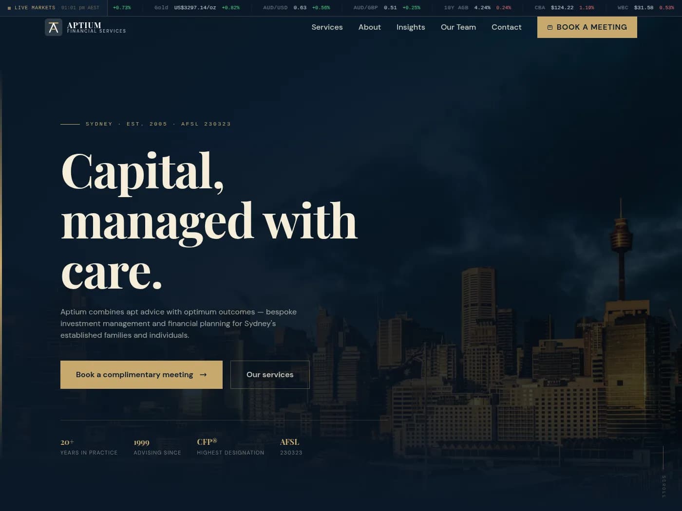 Aptium Site Revamp