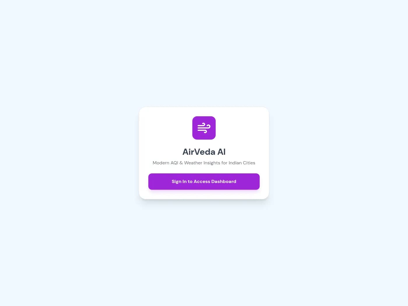 AI AQI & Weather Insights