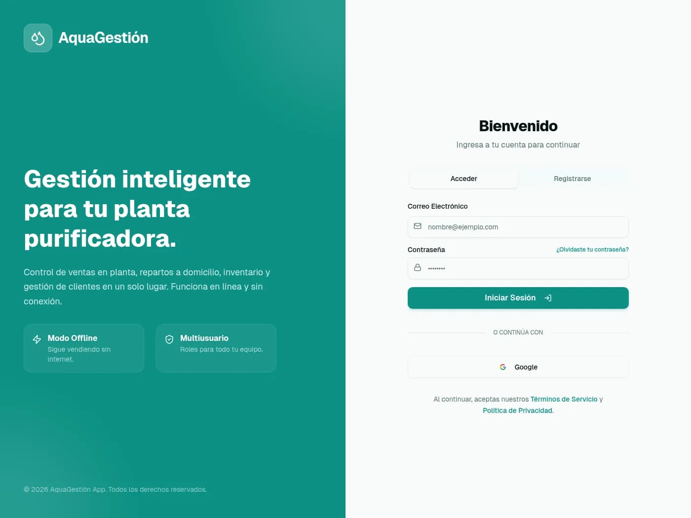AquaGestión App