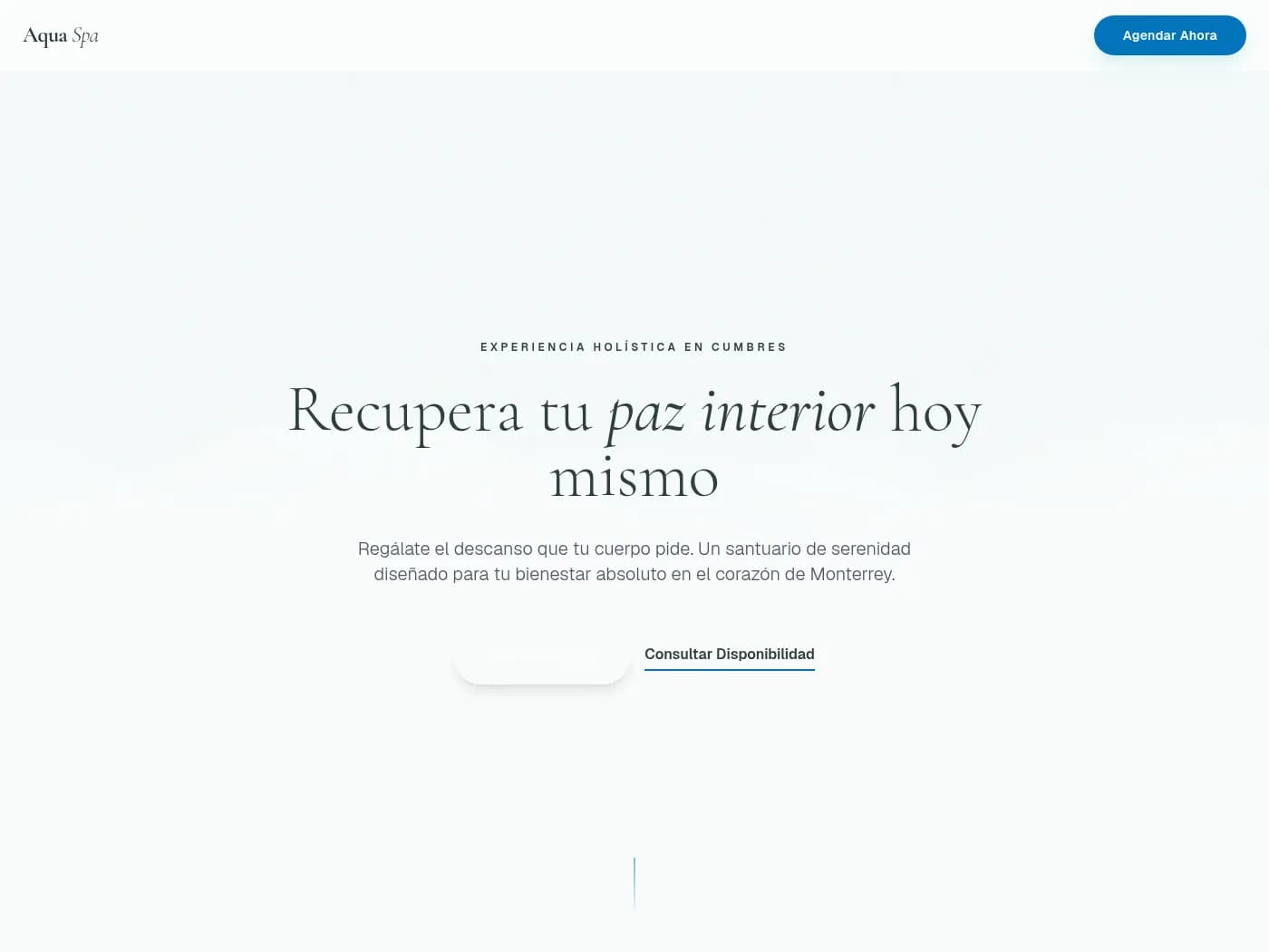 Aqua Spa Flow Page