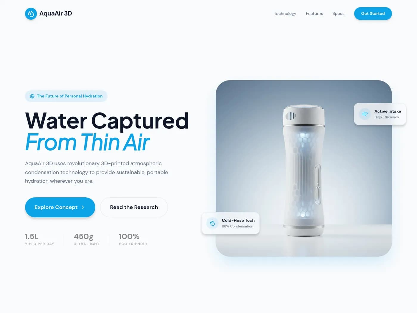 AquaAir 3D Device