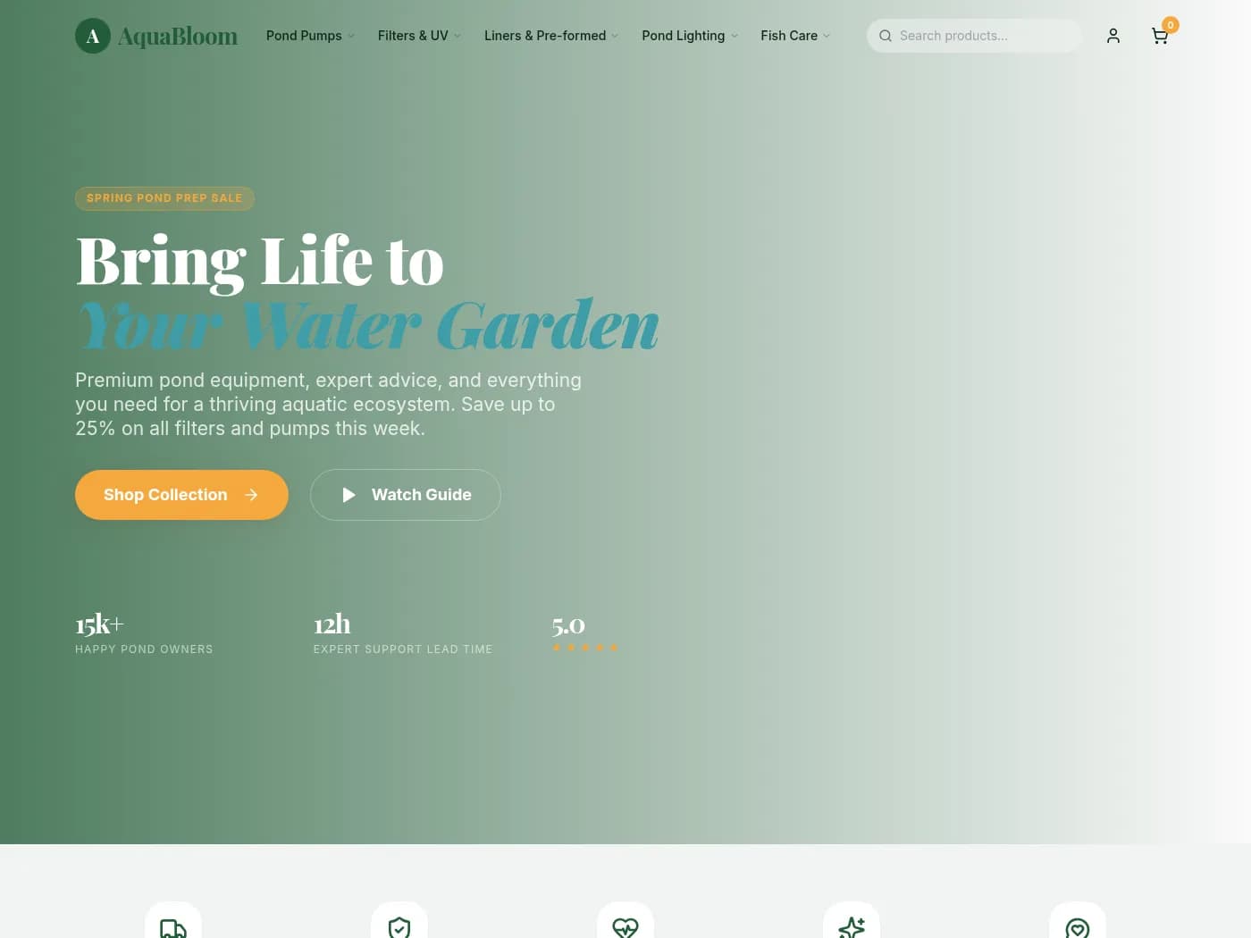AquaBloom Storefront