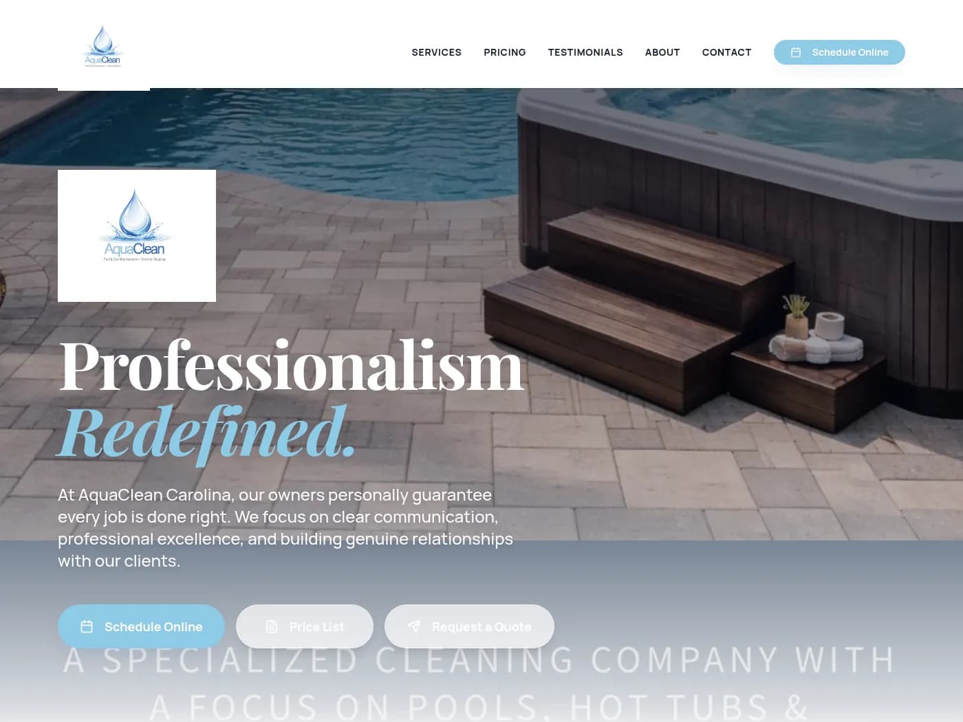 AquaClean Carolina Site