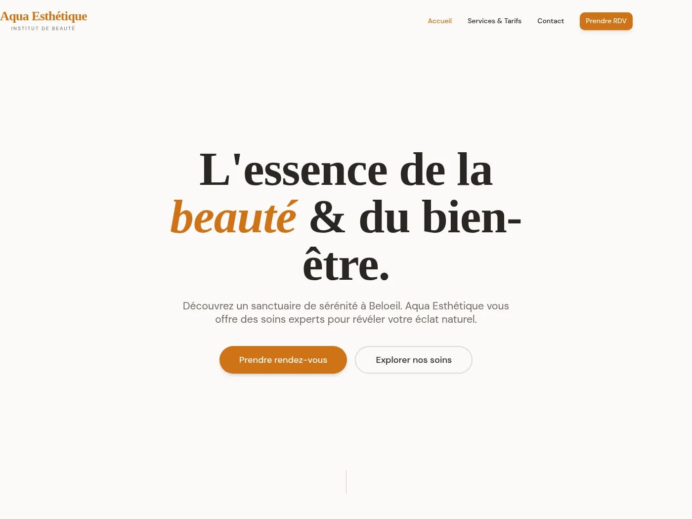 AquaEsthetique Pro Site