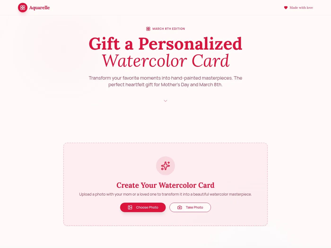 Aquarelle Postcard Creator