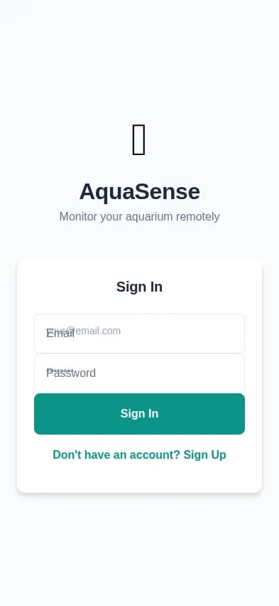 AquaSense Mobile Control