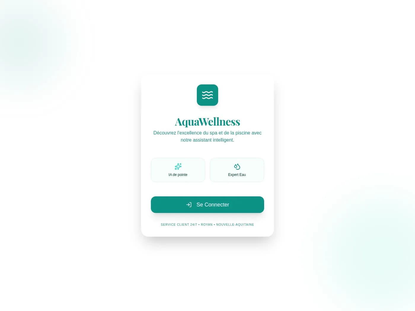 AquaWellness Chatbot