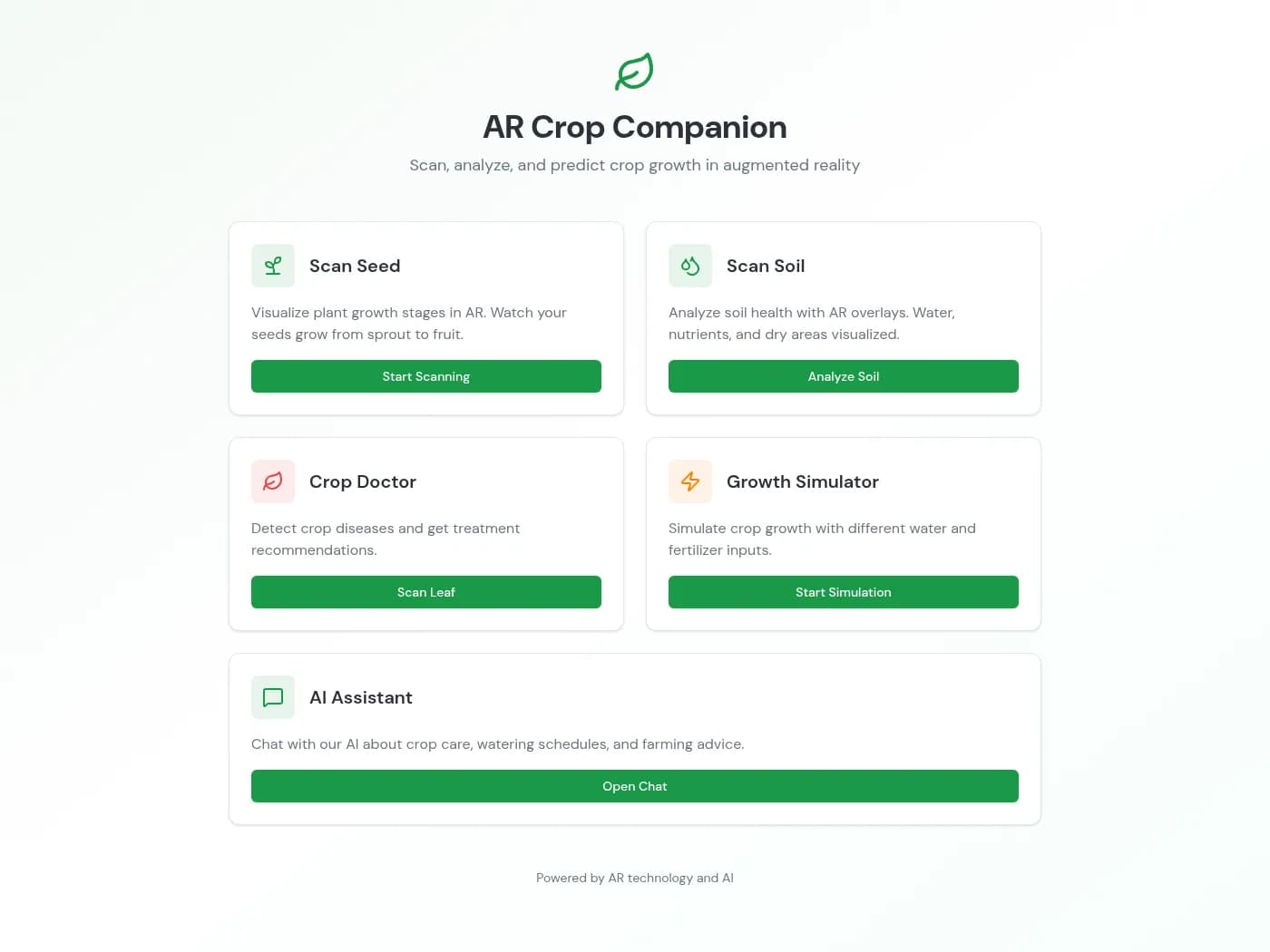 AR Crop Companion