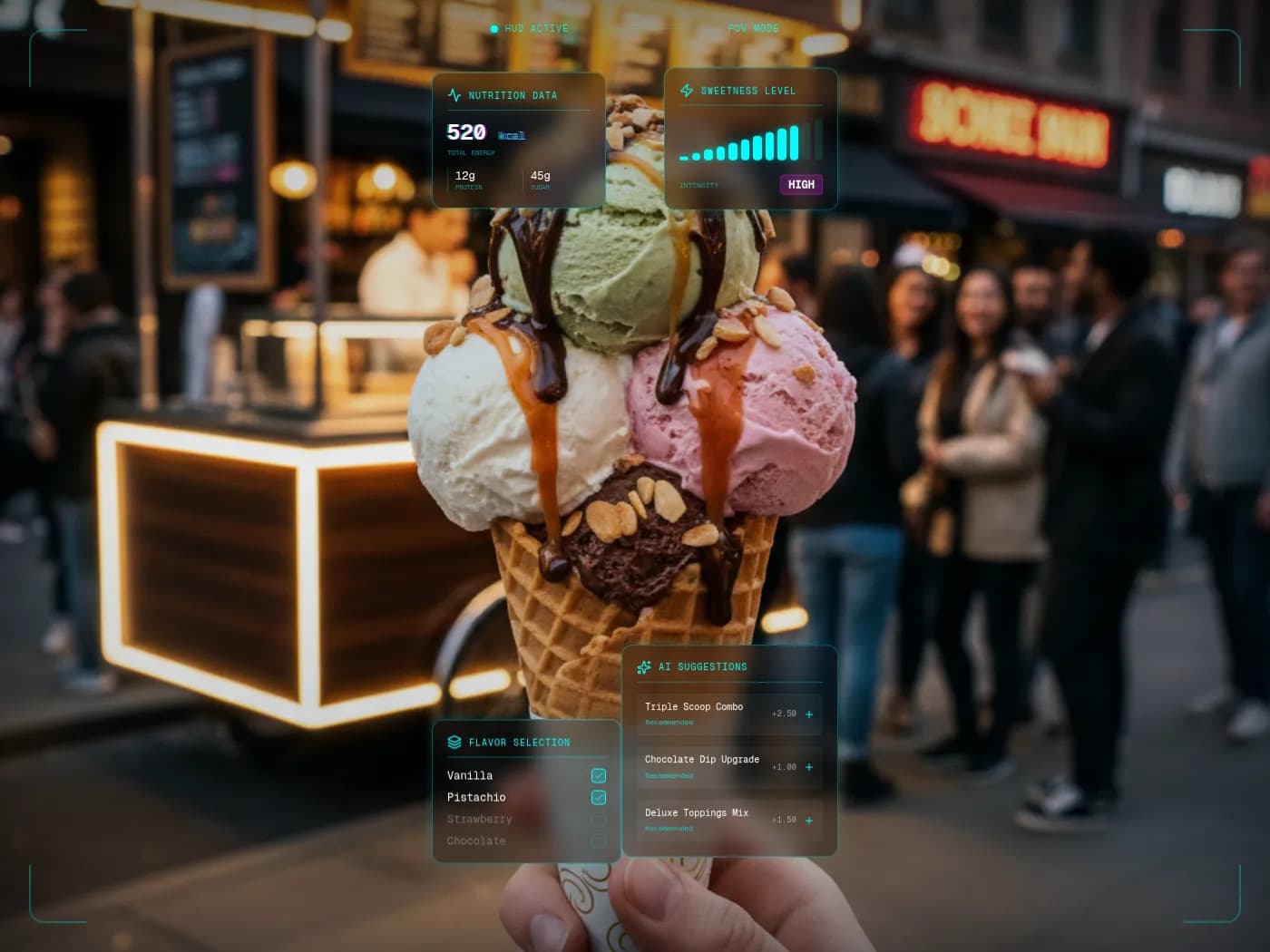 AR Ice Cream Experience