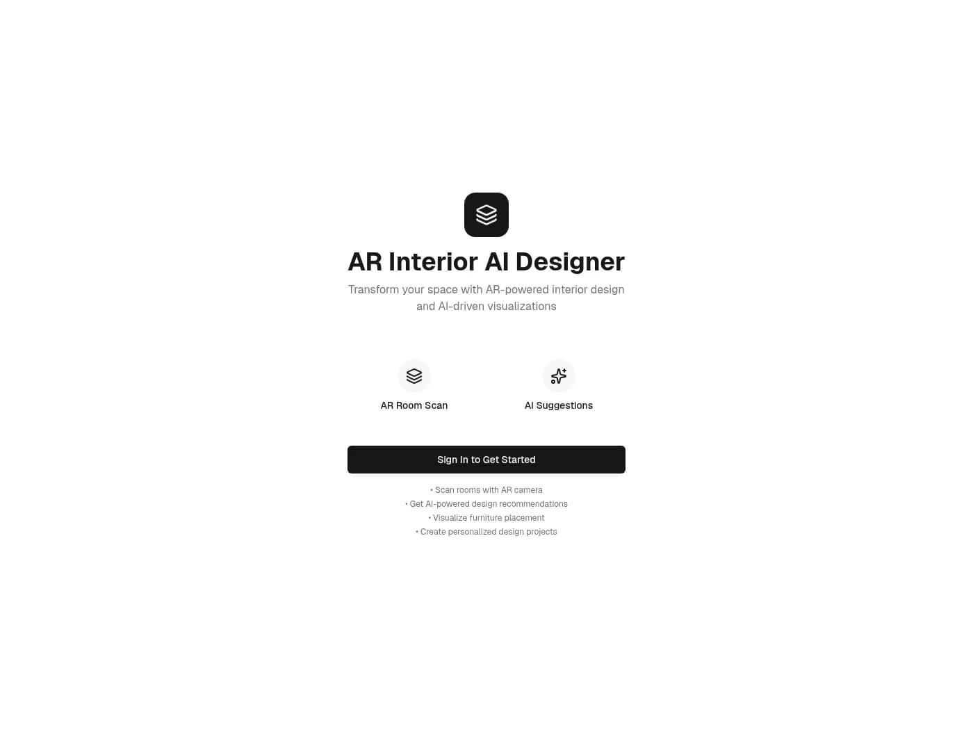 AR Interior AI Designer