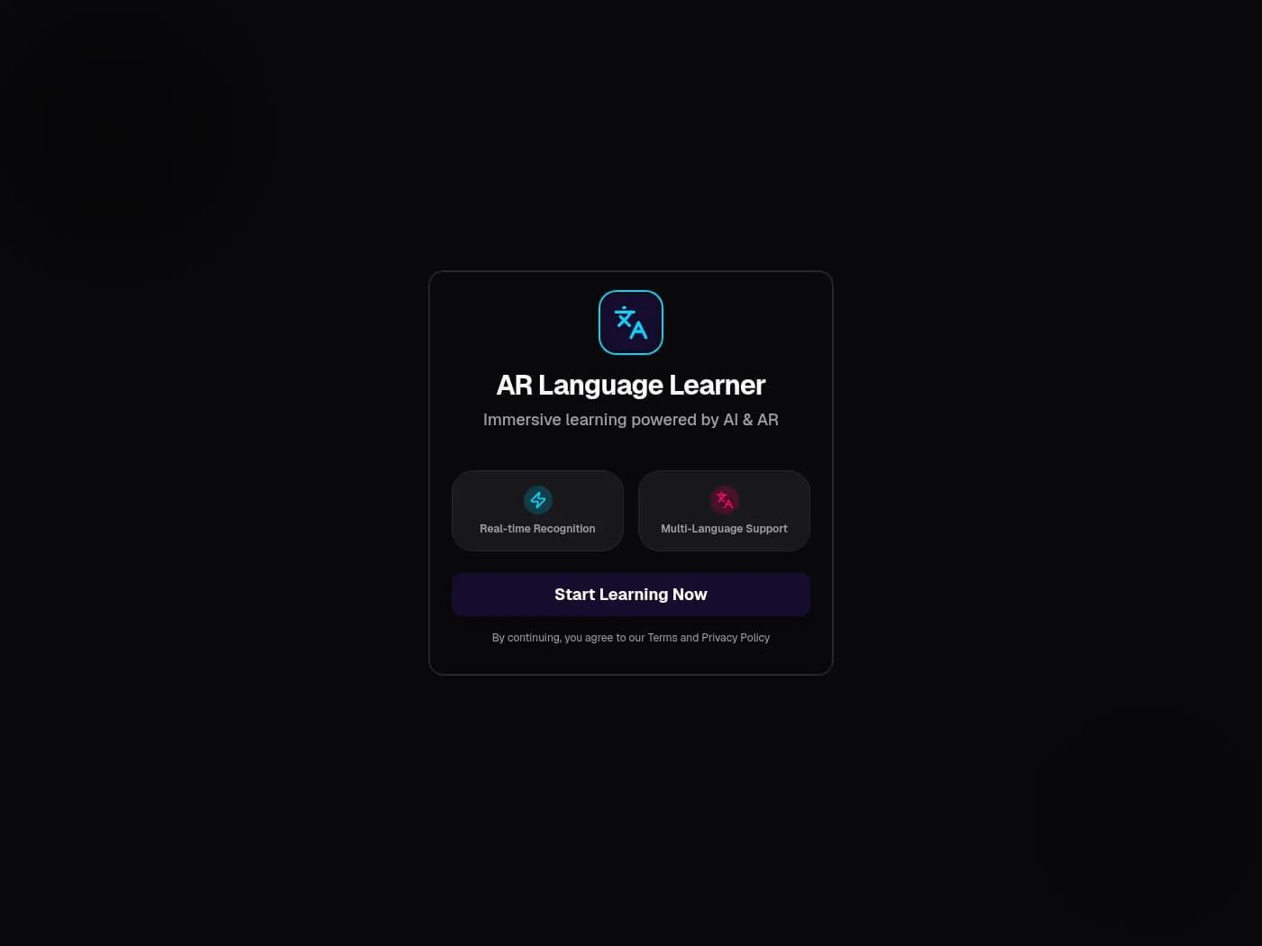 AR Language Learner