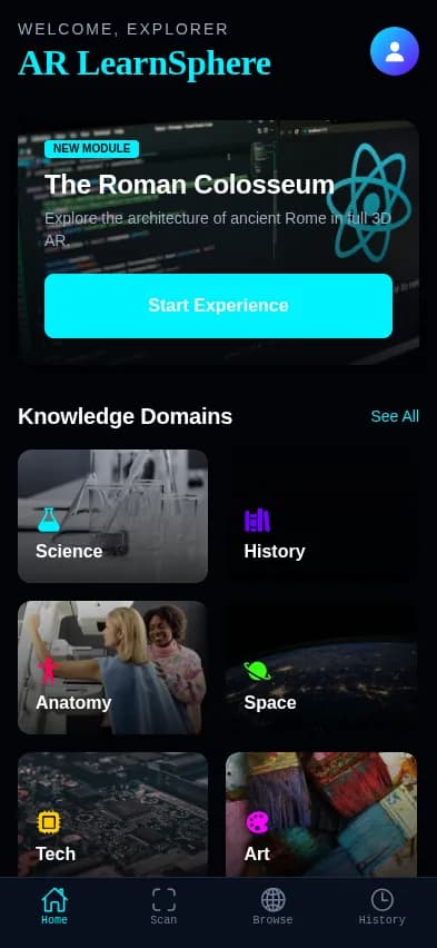 AR LearnSphere