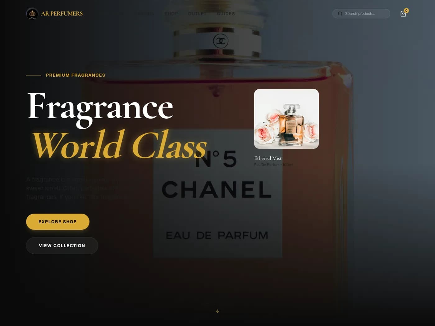 AR Perfumers Web
