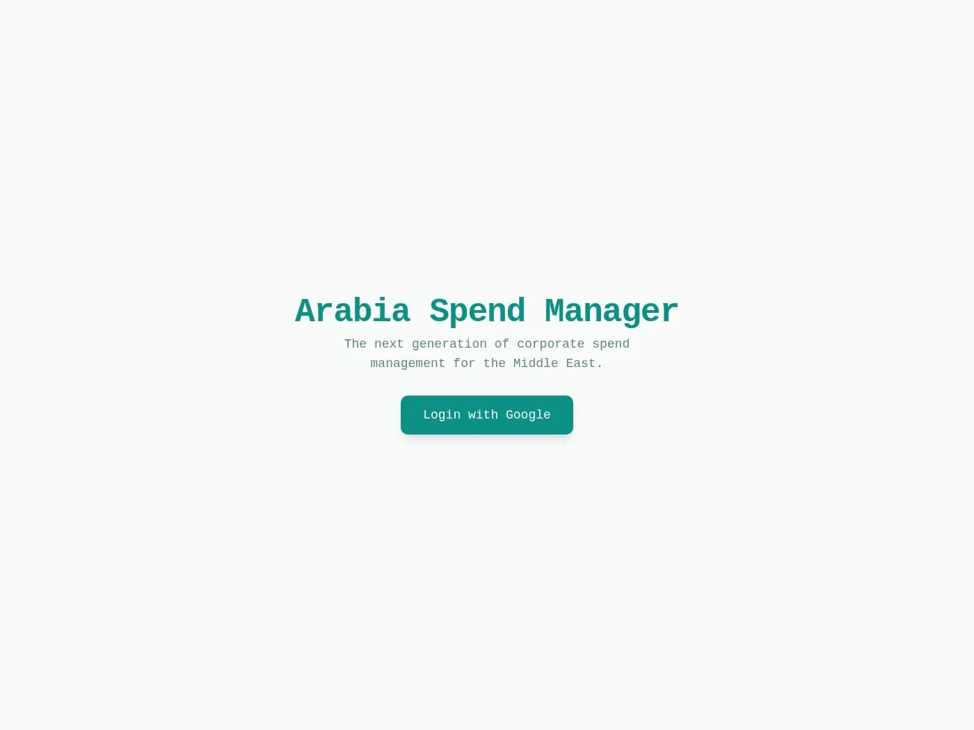 Arabia Spend Manager