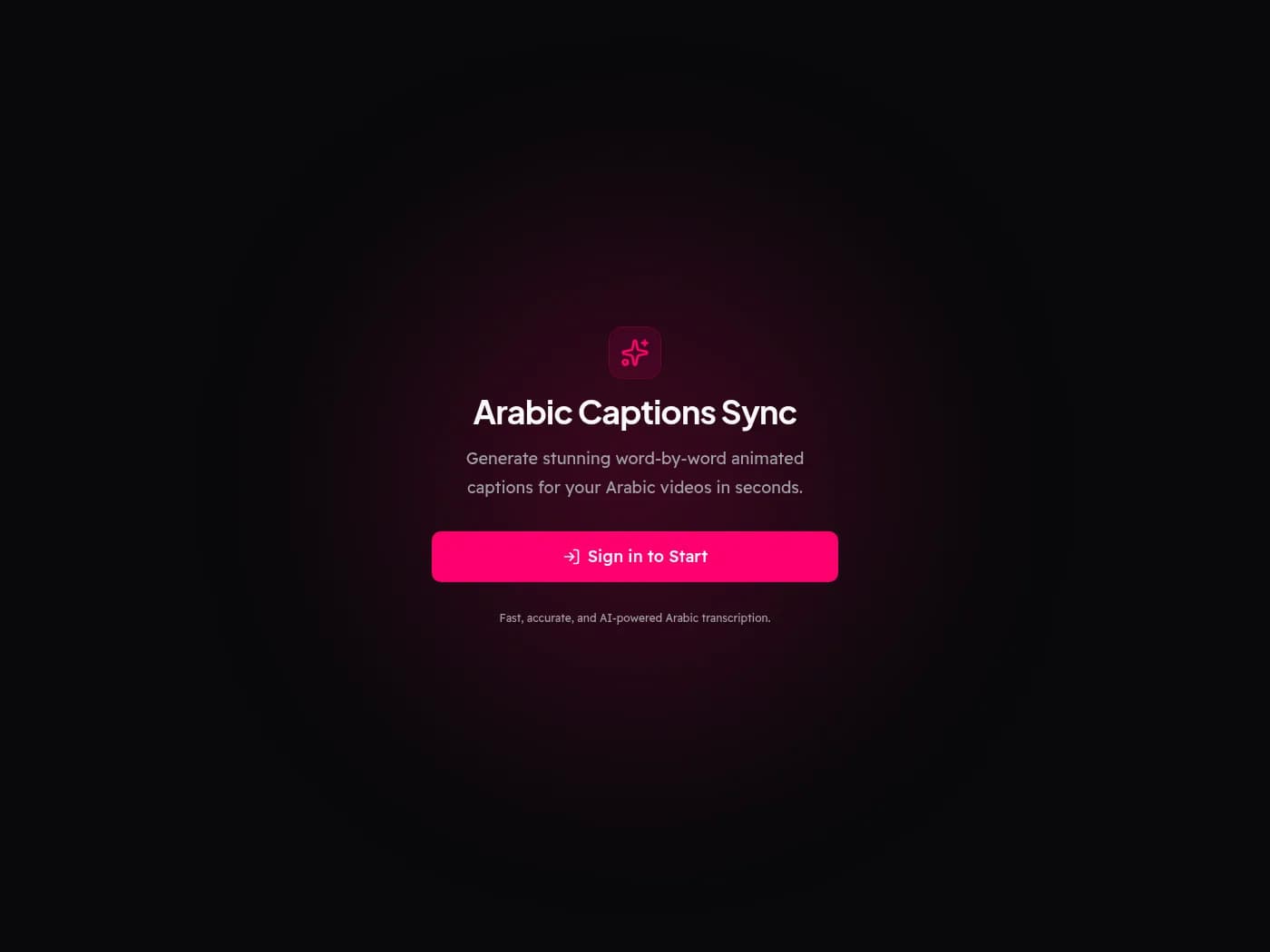 Arabic Captions Sync