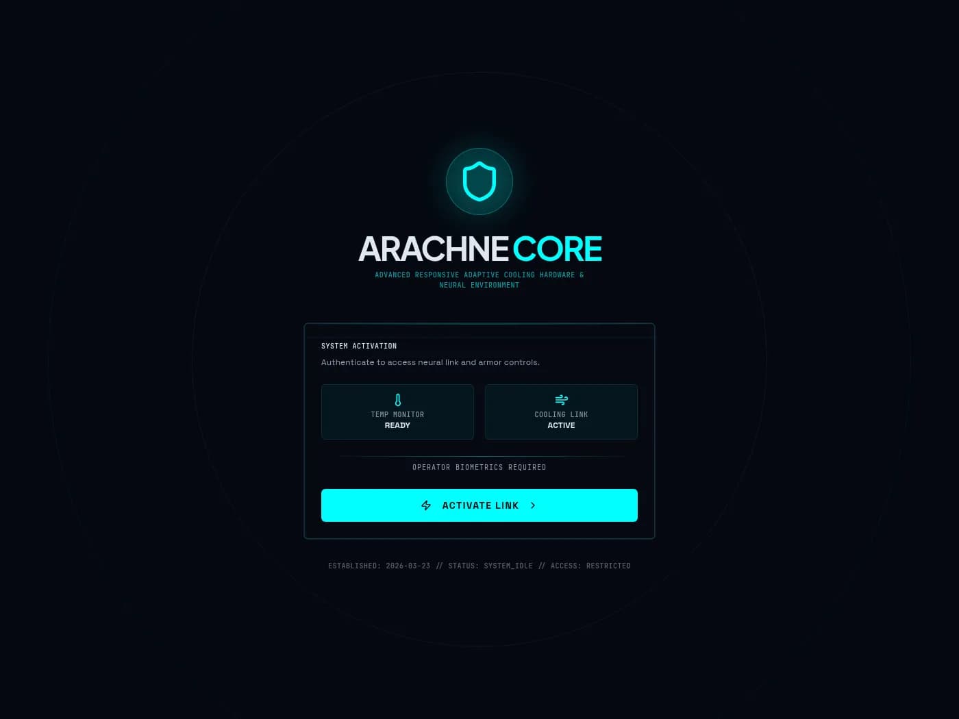 ARACHNE Smart Armor