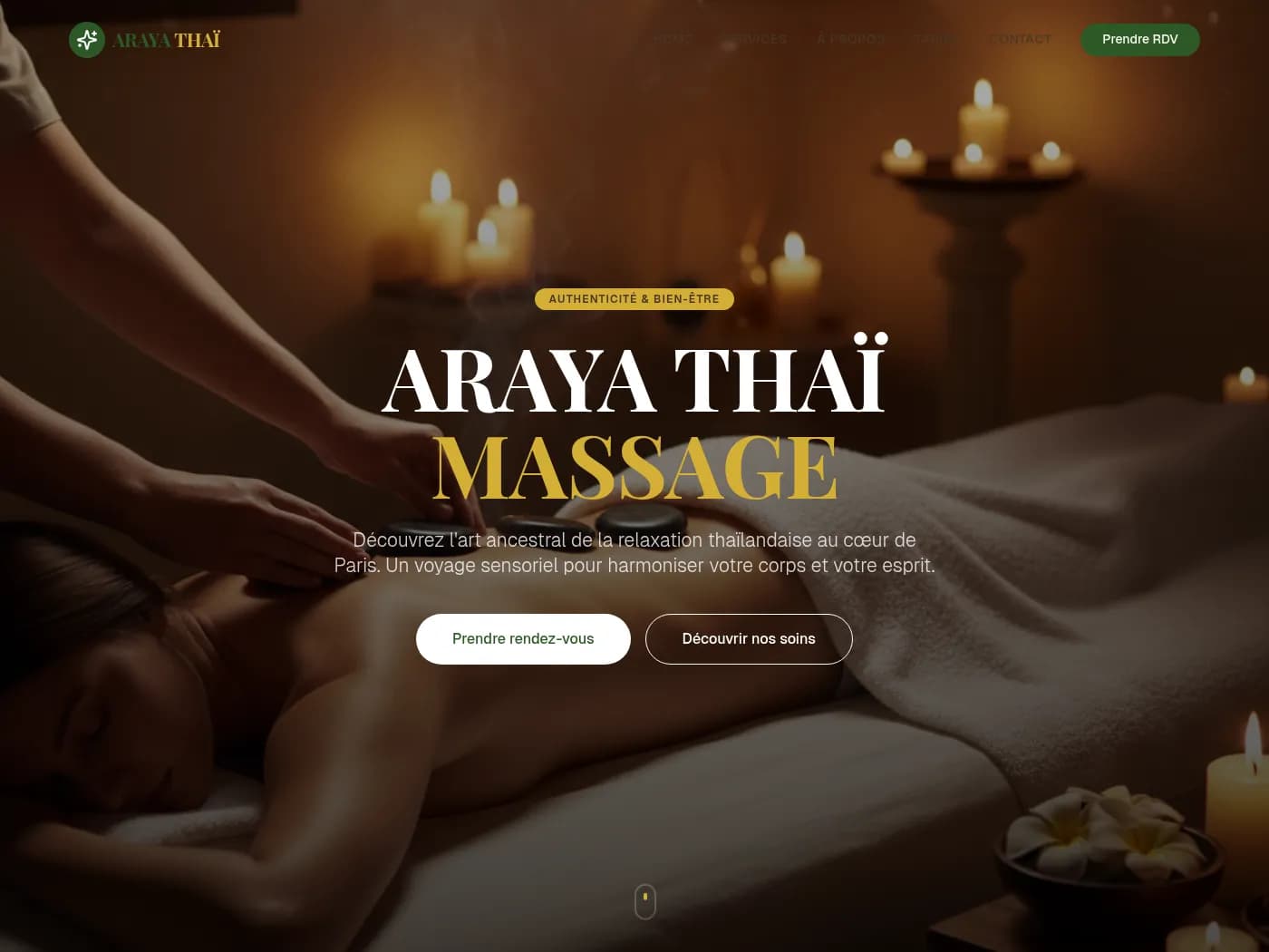 Araya Thai Spa Web