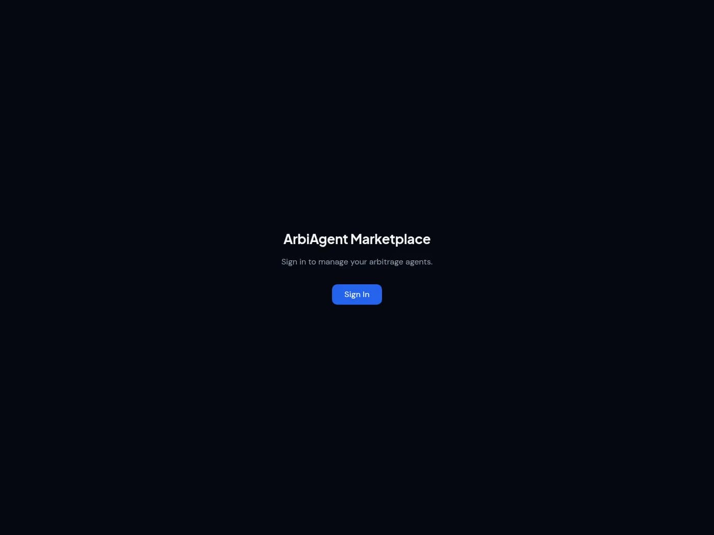 ArbiAgent Marketplace
