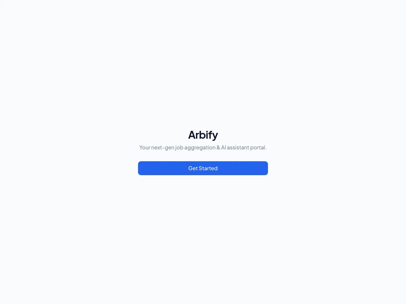 Arbify Job Portal