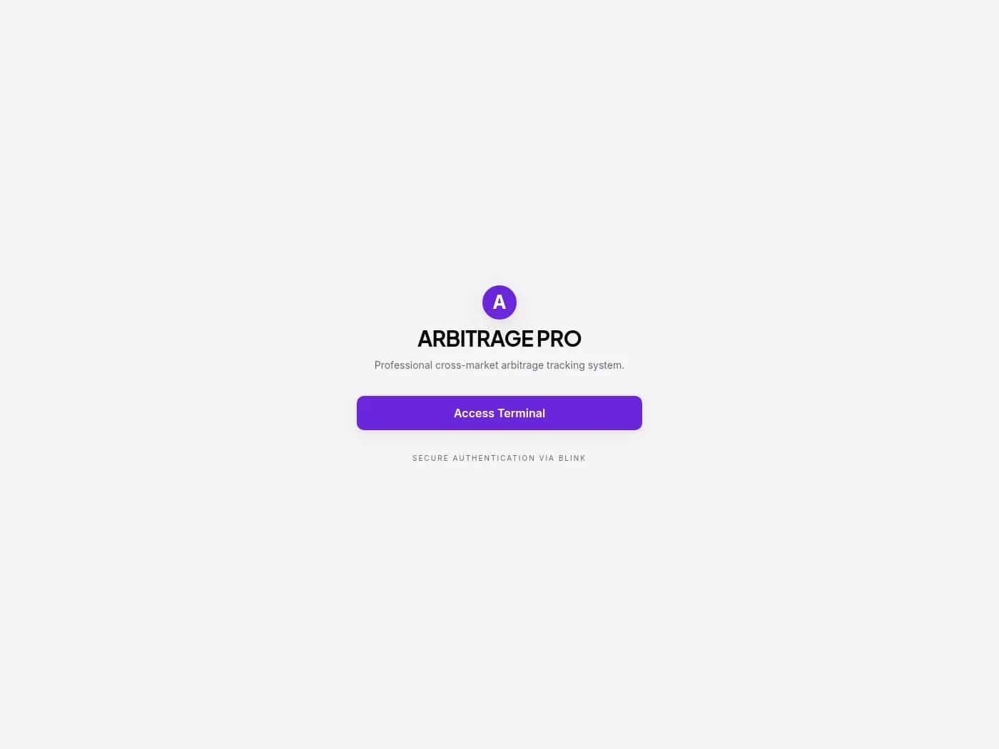 Arbitrage Insights Dashboard