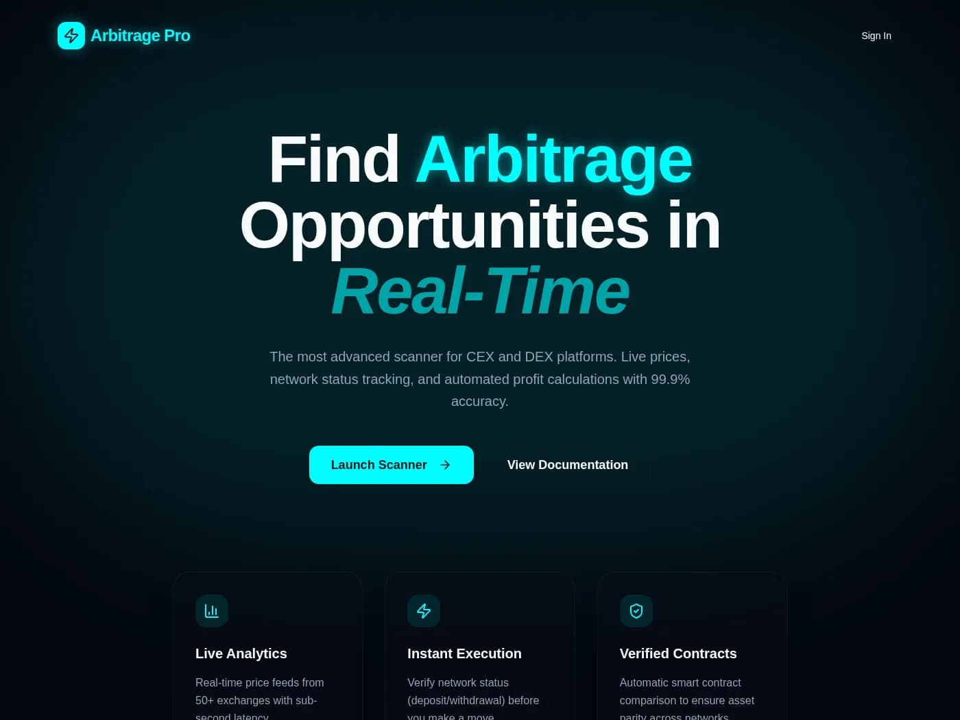 Arbitrage Finder Pro